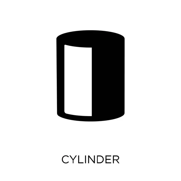 Cylinder Icon Cylinder Linear Symbol Design Geometry Collection Simple ...
