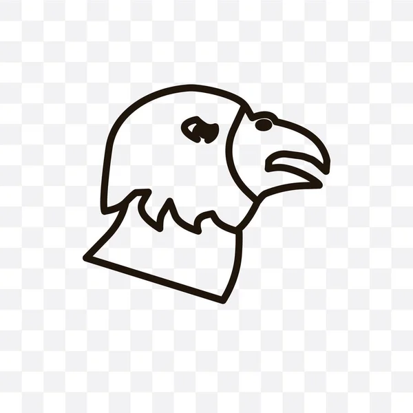 Bird Vector Linear Icon Isolated Transparent Background Bird ...