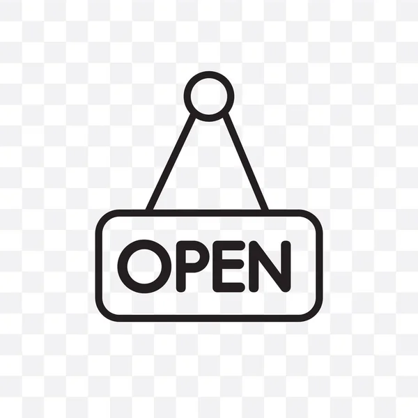 Closed Vector Linear Icon Isolated Transparent Background Closed ...