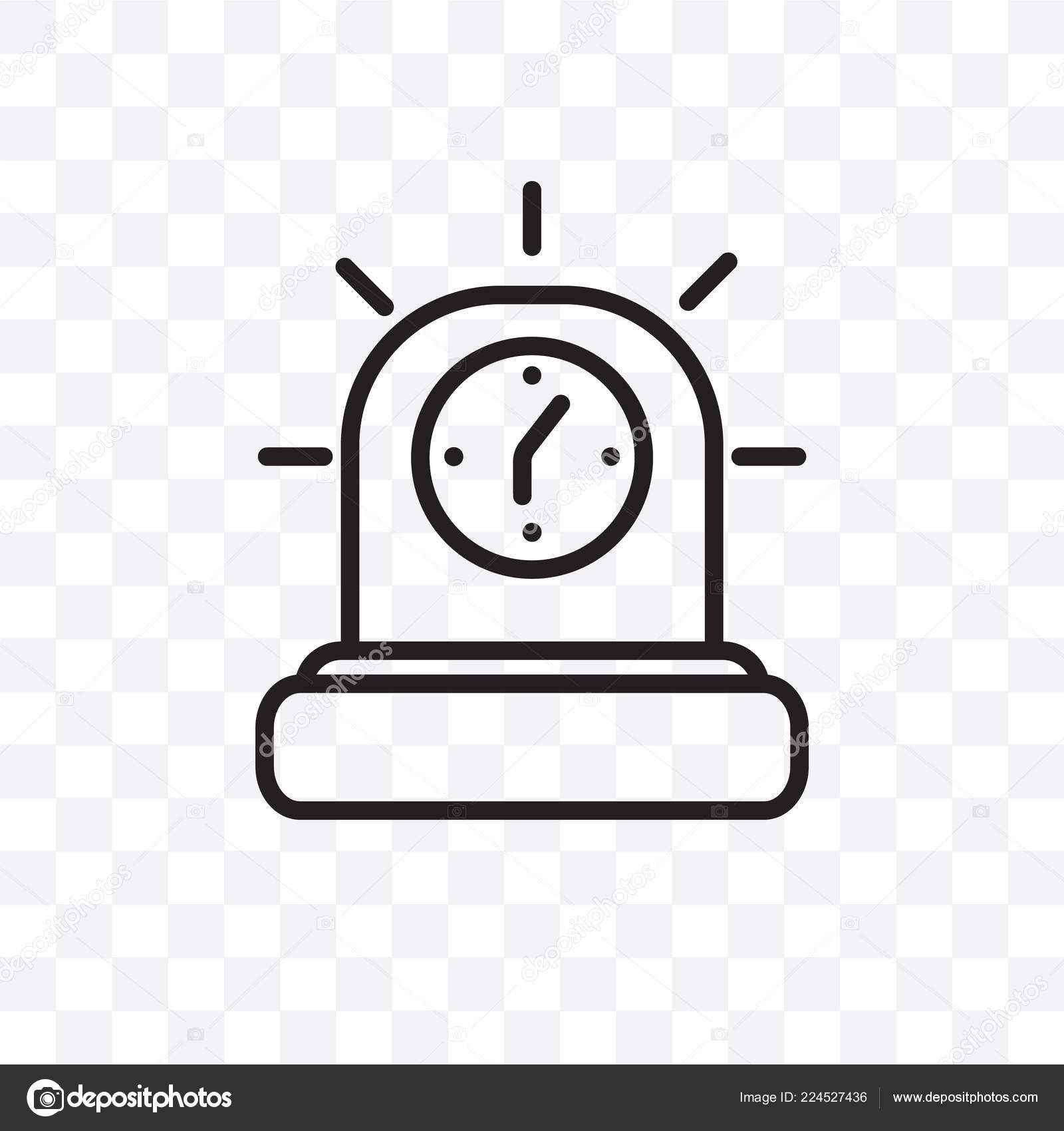 Urgent Vector Linear Icon Isolated Transparent Background Urgent ...