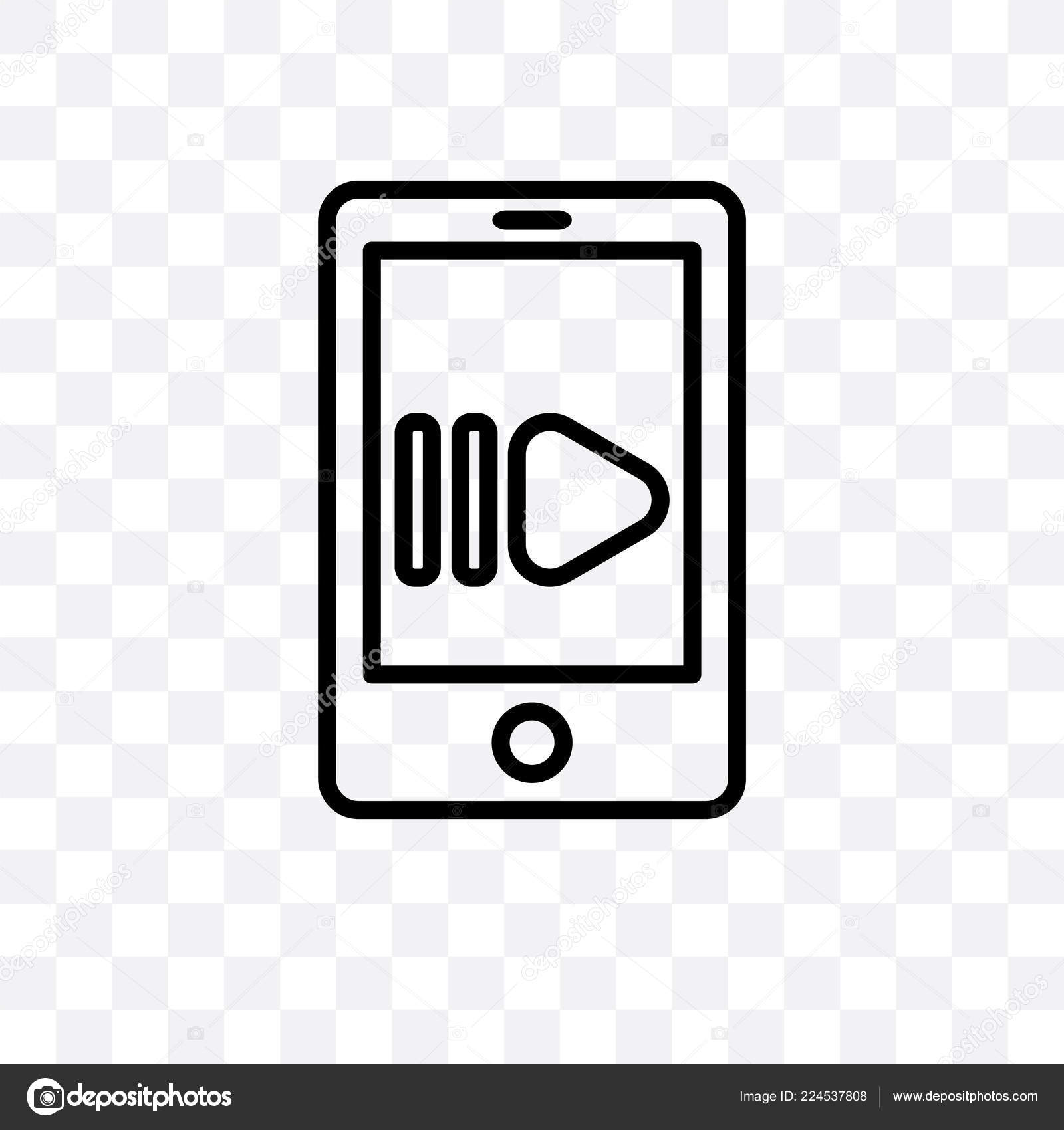 Slow Motion Vector Linear Icon Isolated Transparent Background Slow ...