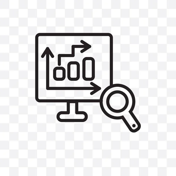 Binary Data Search Vector Linear Icon Isolated Transparent Background Binary Stock Vector by ...