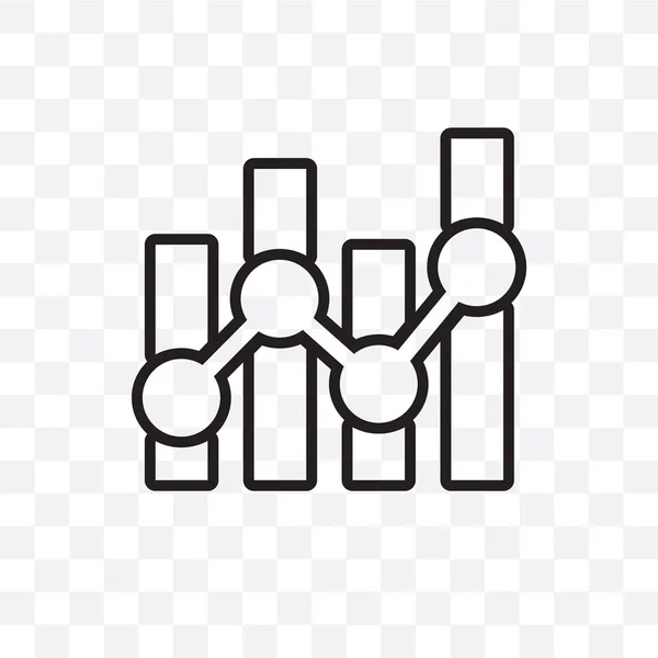 Bars Graphic Screen Vector Linear Icon Isolated Transparent Background ...