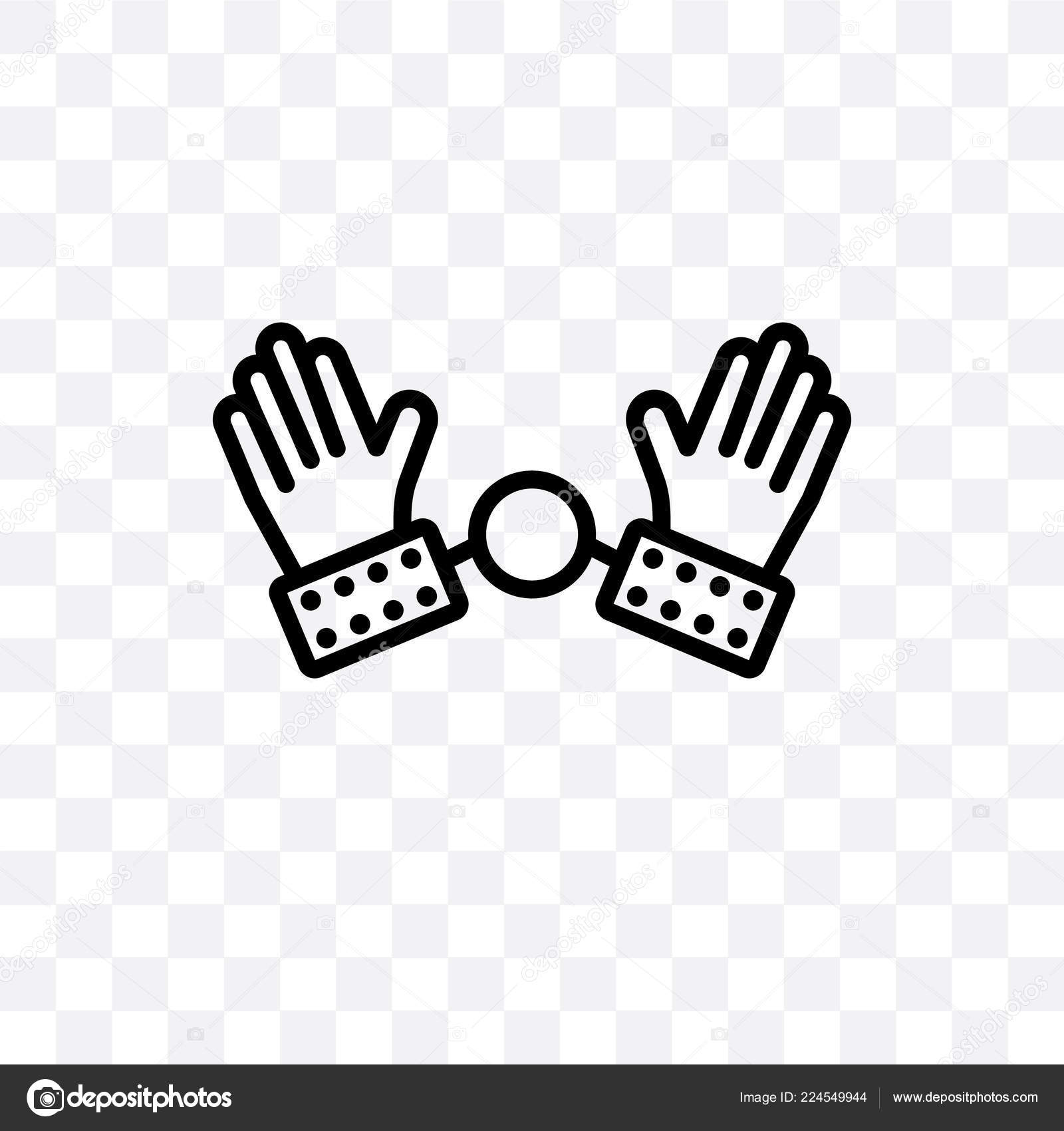 Slavery Vector Linear Icon Isolated Transparent Background Slavery ...