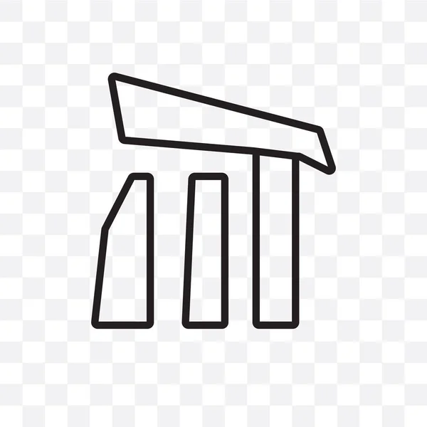 Ancient Vector Linear Icon Isolated Transparent Background Ancient ...