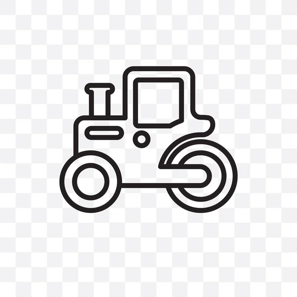 Steamroller Icon Steamroller Linear Symbol Design Construction ...