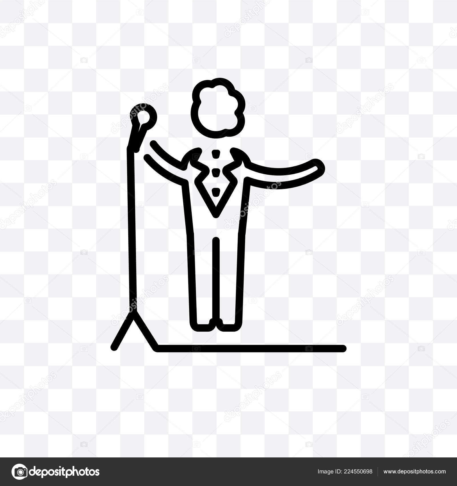 Singer Vector Linear Icon Isolated Transparent Background Singer ... Singer Vector Linear Icon Isolated Transparent Background Singer ...