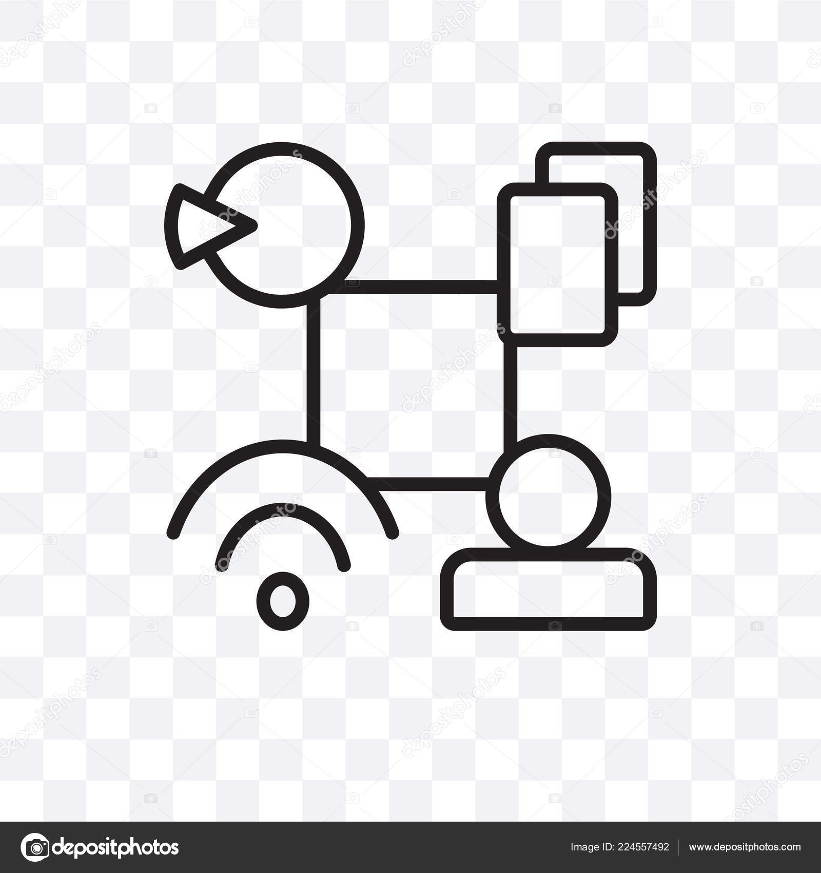 Resources Vector Linear Icon Isolated Transparent Background Resources ...