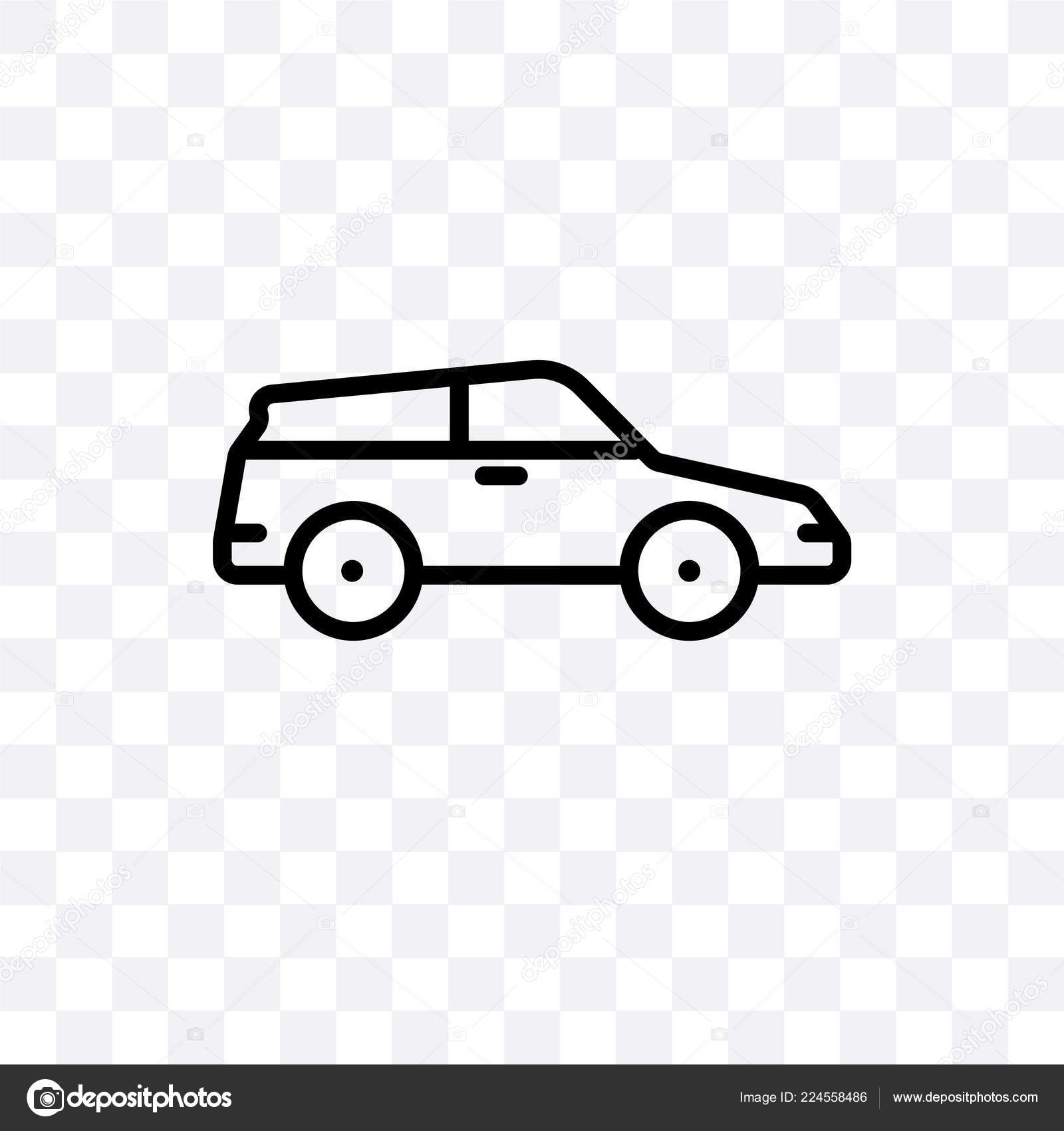 Caravan Vector Linear Icon Isolated Transparent Background Caravan ...