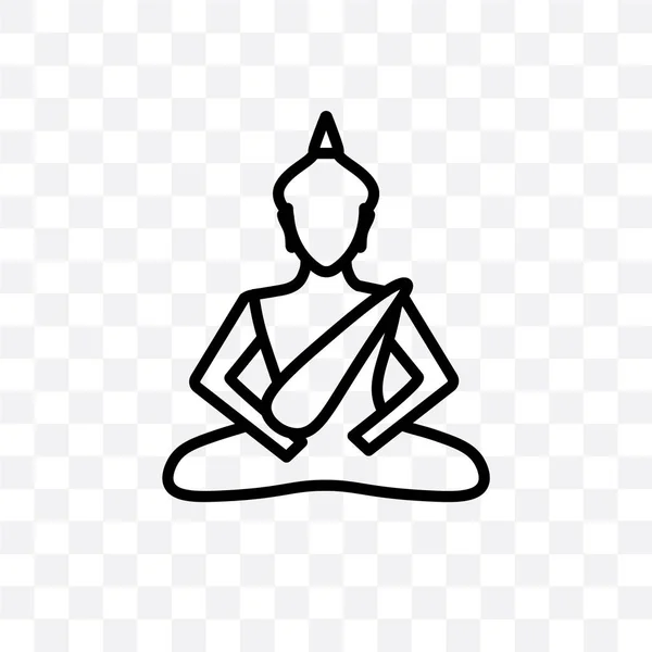 Zen Vector Linear Icon Isolated Transparent Background Zen Transparency ...