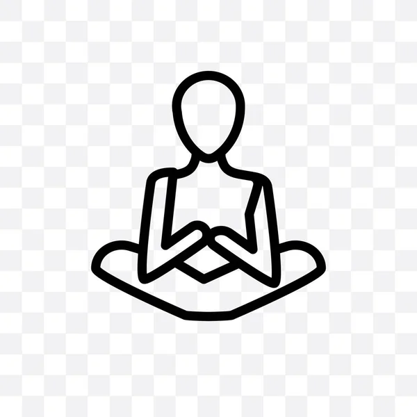 Spiritual Vector Linear Icon Isolated Transparent Background Spiritual ...