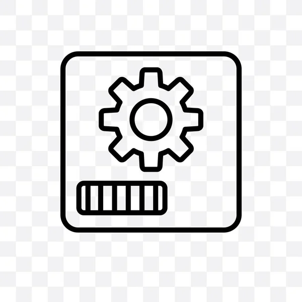 Connection Vector Linear Icon Isolated Transparent Background Connection Transparency Concept ...