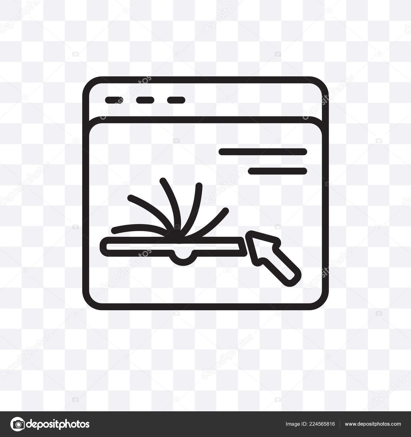Online Vector Linear Icon Isolated Transparent Background Online ...