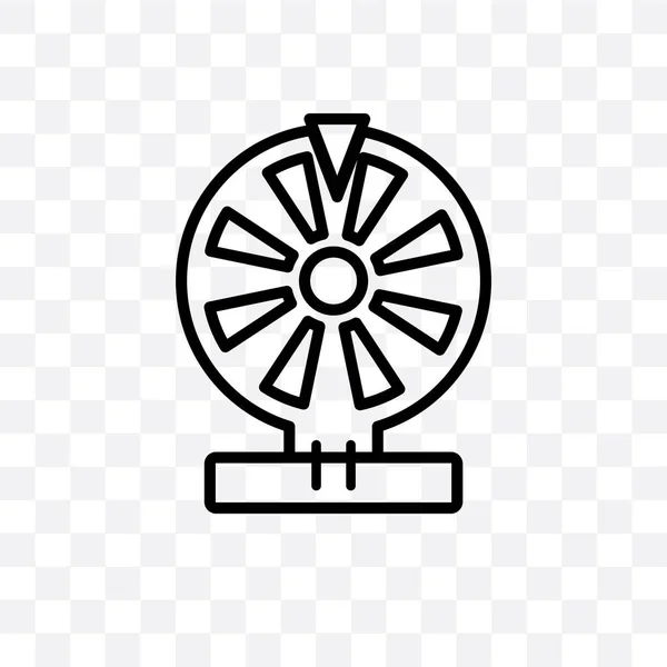 Rotary Vector Linear Icon Isolated Transparent Background Rotary ...