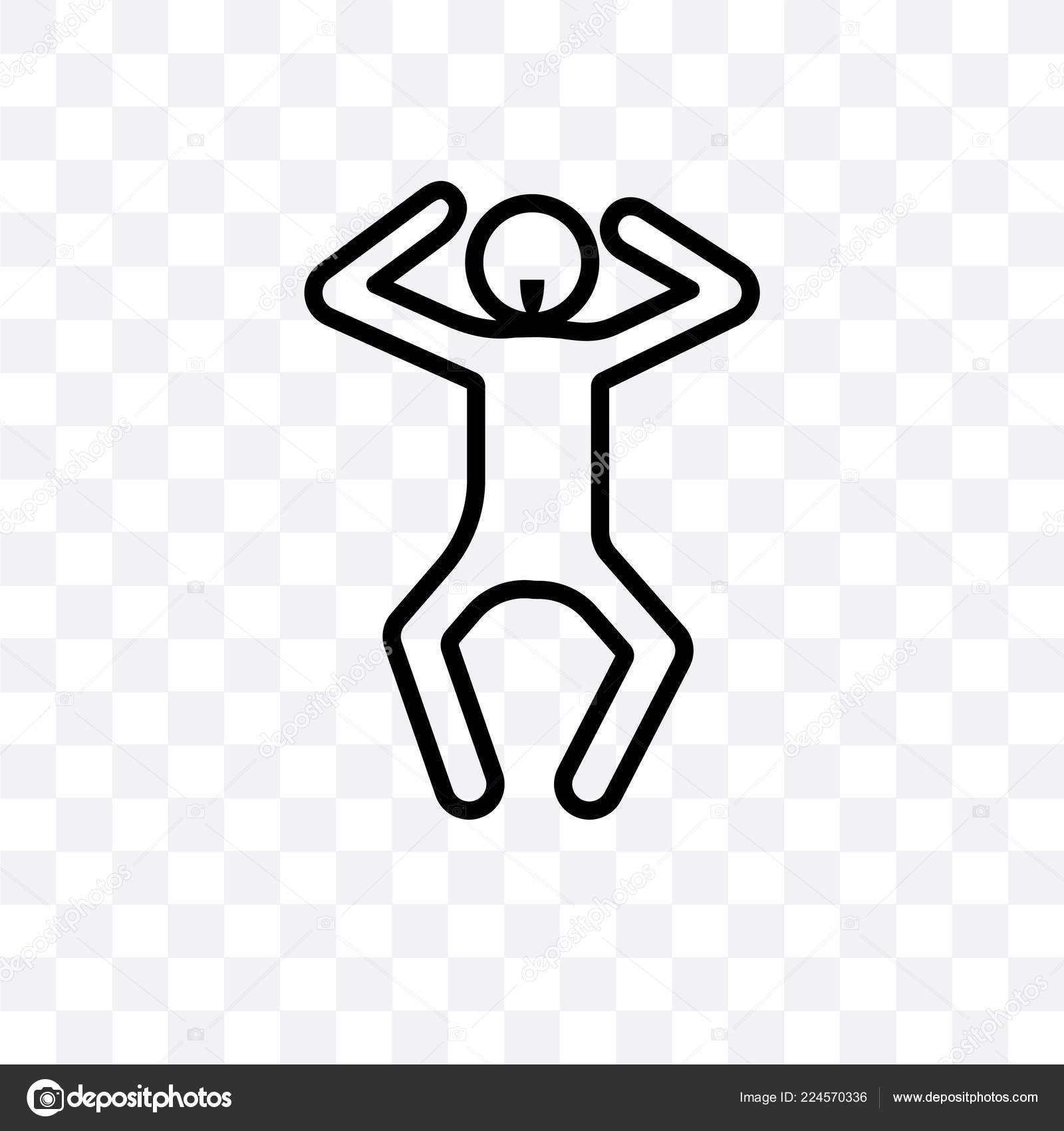 Bad Human Vector Linear Icon Isolated Transparent Background Bad Human ...