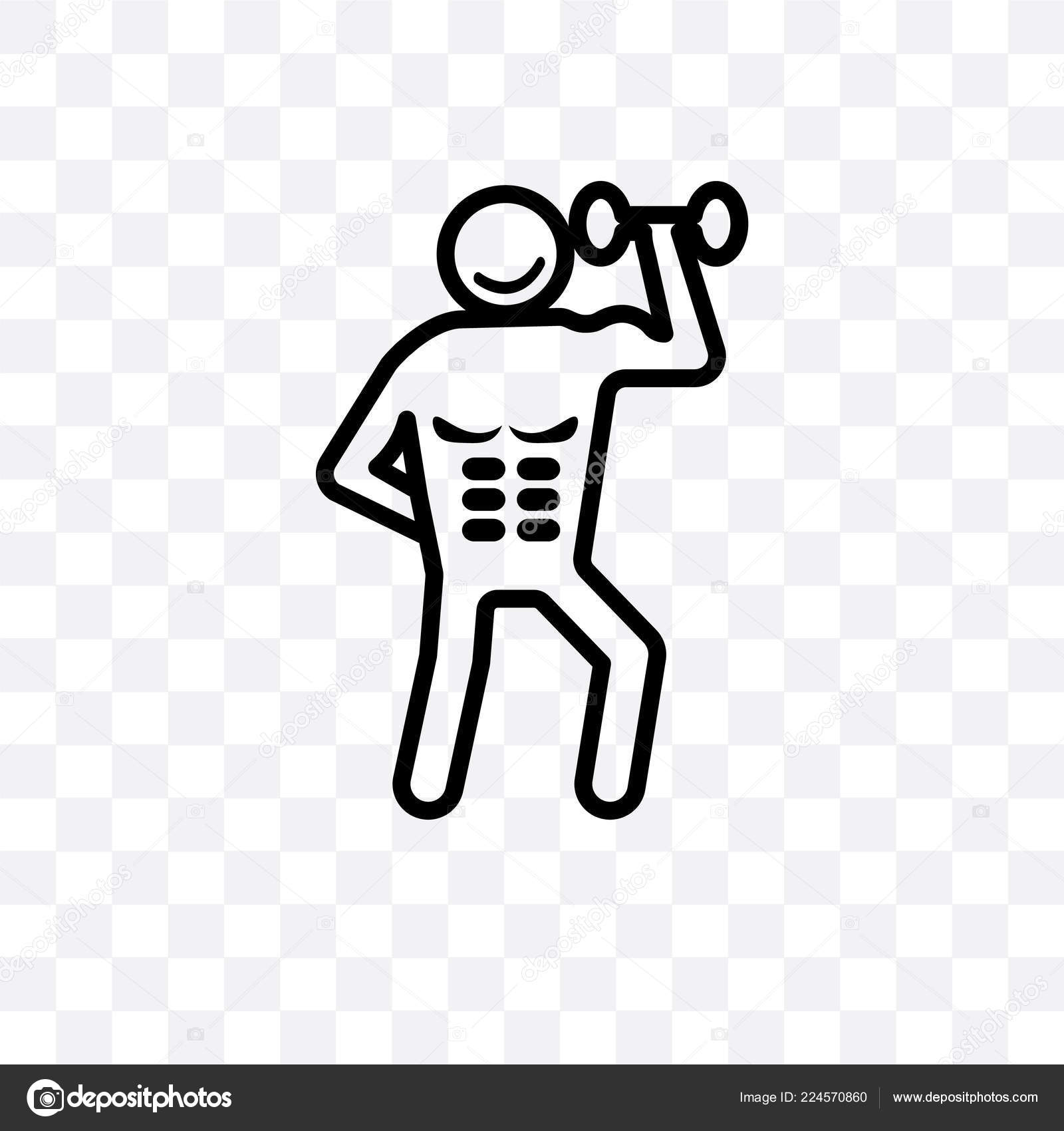 Ready Human Vector Linear Icon Isolated Transparent Background Ready ...