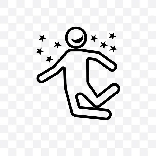 Excited Human Vector Linear Icon Isolated Transparent Background ...