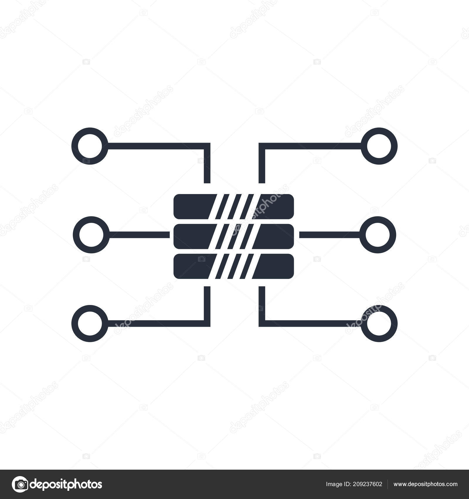 Data Aggregation Icon Vector Isolated White Background Your Web Mobile Stock Vector By