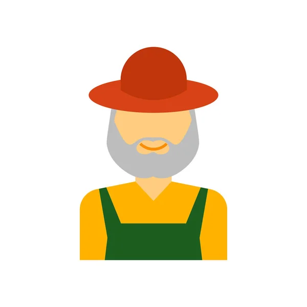 Rolnik ikona lub logo Vector Art Stock Images | Depositphotos