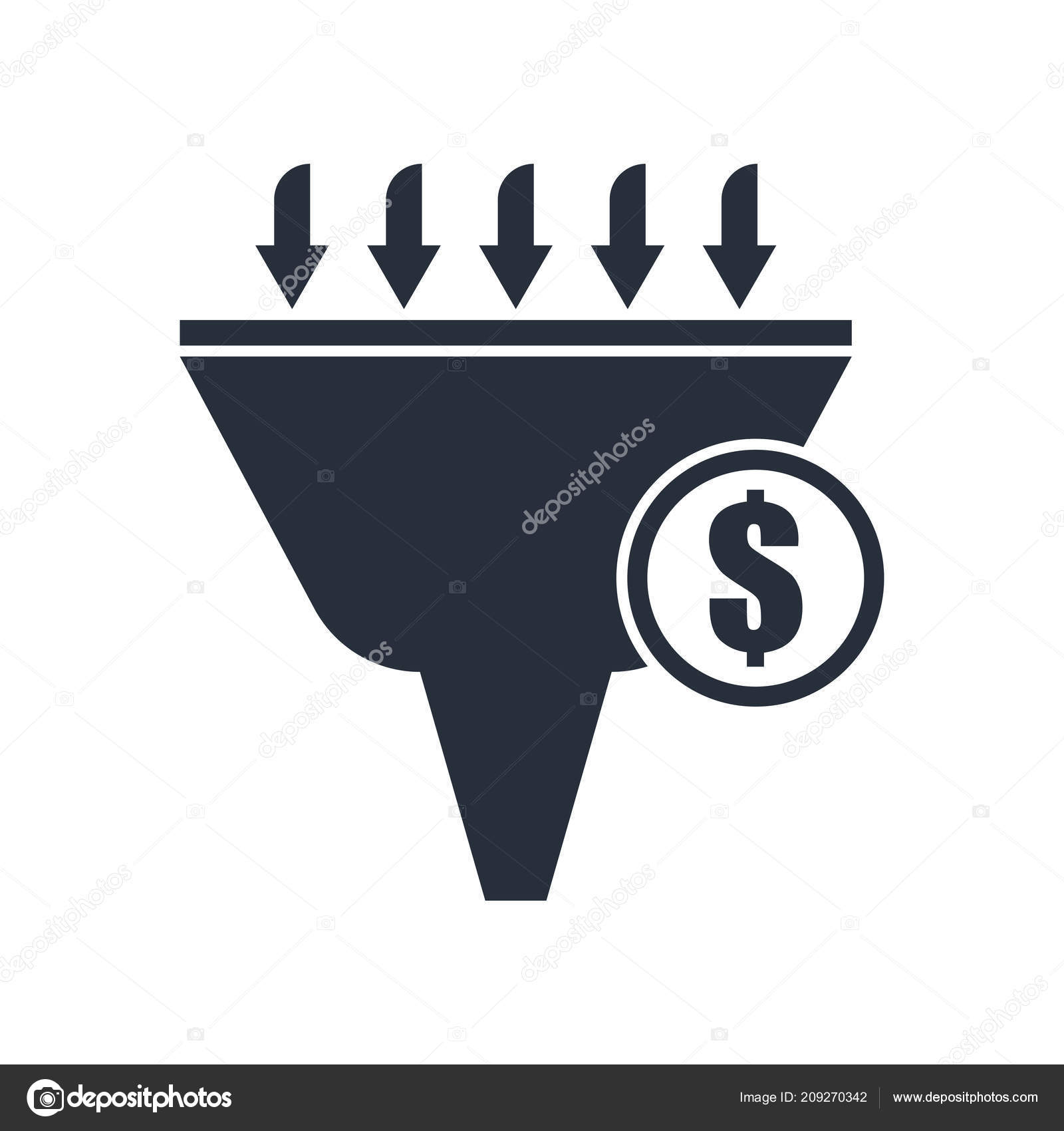 Lead Conversion Icon Vector Isolated White Background Your Web Mobile ...