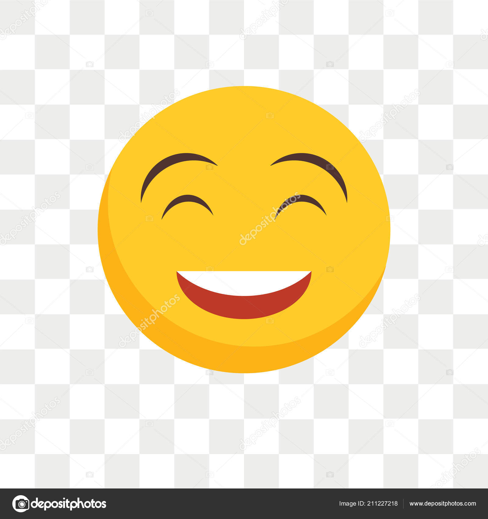 Laughing Vector Icon Isolated Transparent Background Laughing Logo ...