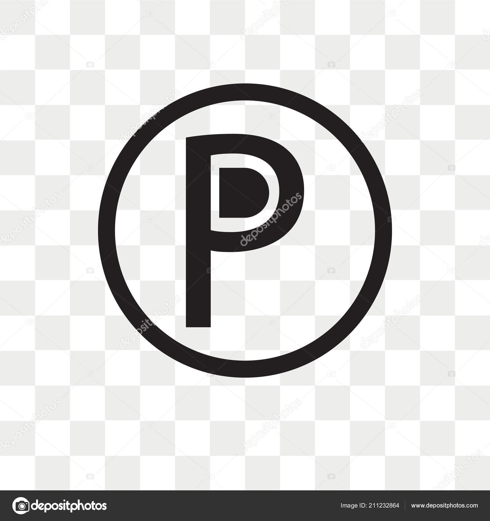 Parking Vector Icon Isolated Transparent Background Parking Logo ...