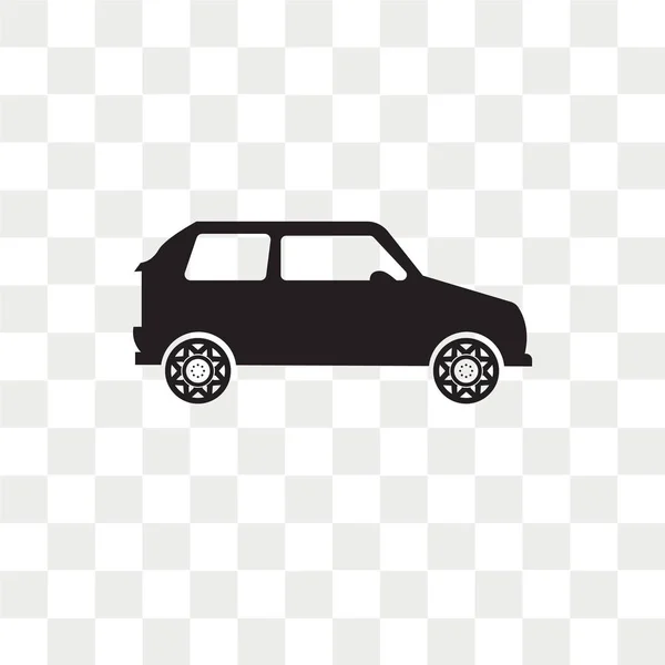 Icono Del Vector Del Coche Aislado Sobre Fondo Transparente Concepto Vector de stock por ...