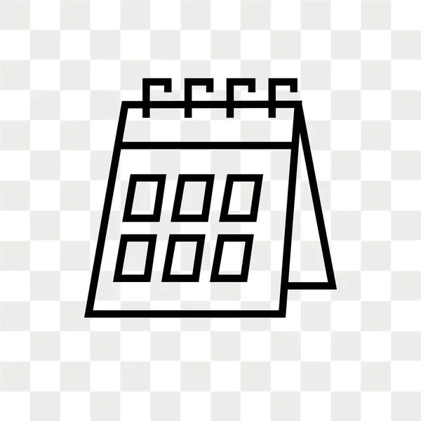 Ikon Vektor Kalender Diisolasi Pada Latar Belakang Transparan Konsep ...