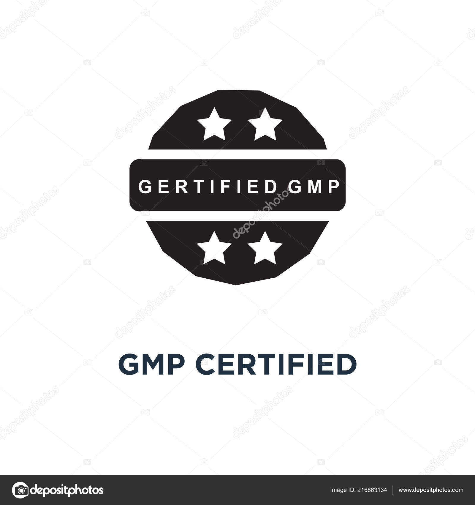Gmp Certified Icon Simple Element Illustration Gmp Certified Concept ...