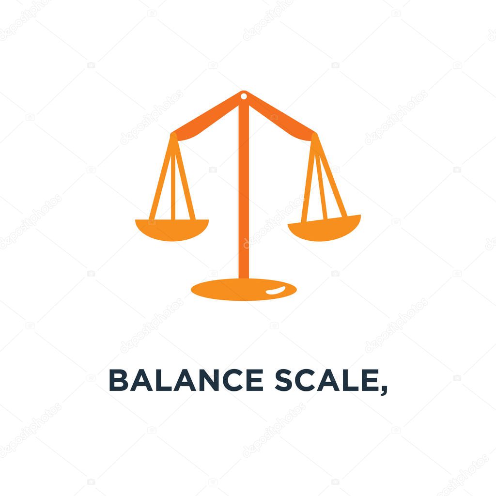 balanza, icono de equilibrio, símbolo del concepto de justicia 2024