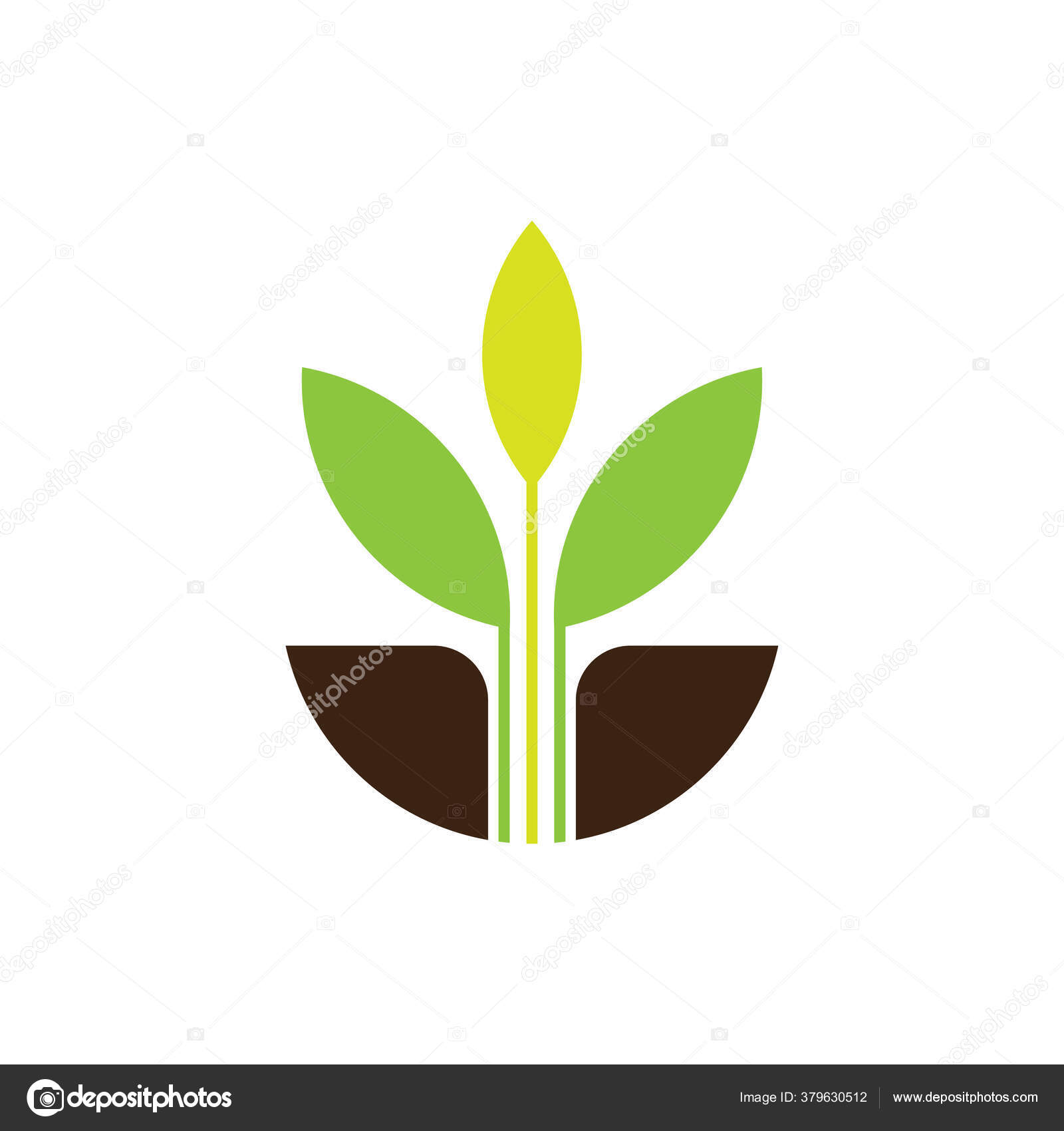 Grow Tree Logo Design Vector Stock Vector by ©Drijimedia 379630512