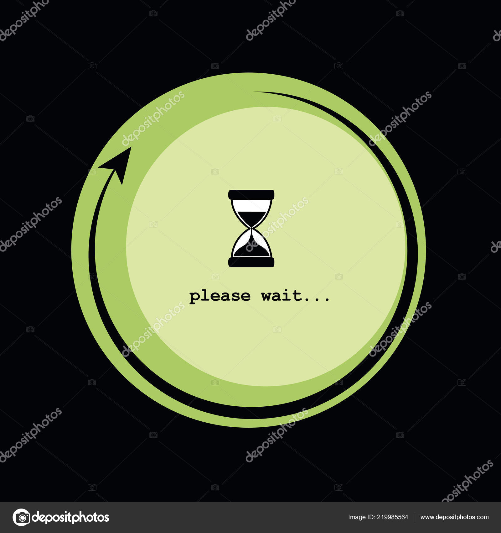 Loading Please Wait Icon