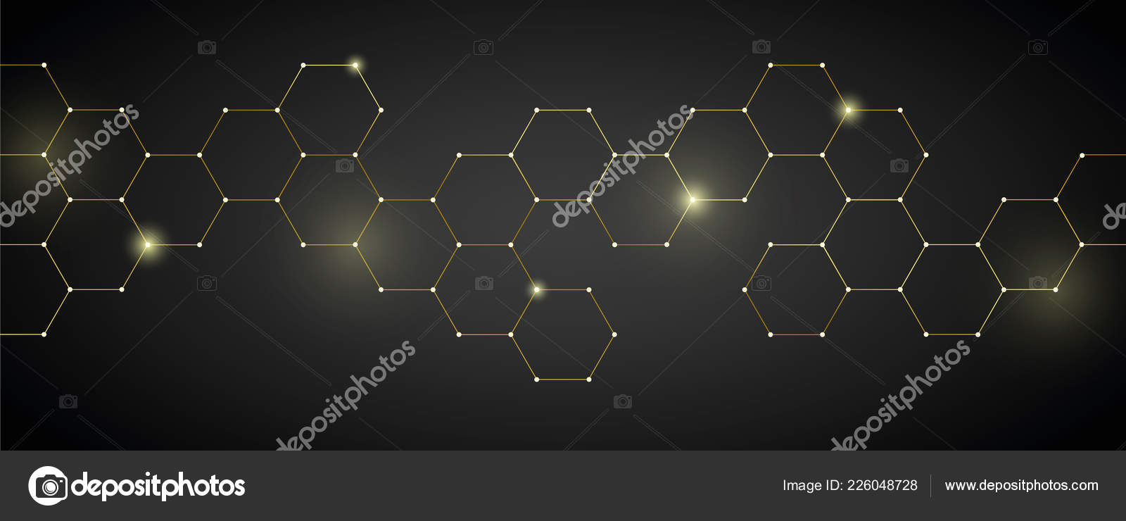 Digital Honeycomb Background