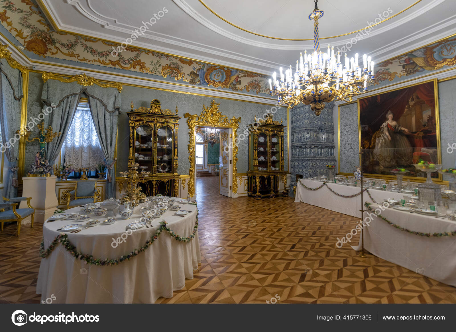 Peterhof Palace Interior PETERHOF GRAND PALACE SAINT PETERSBURG RUSSIA