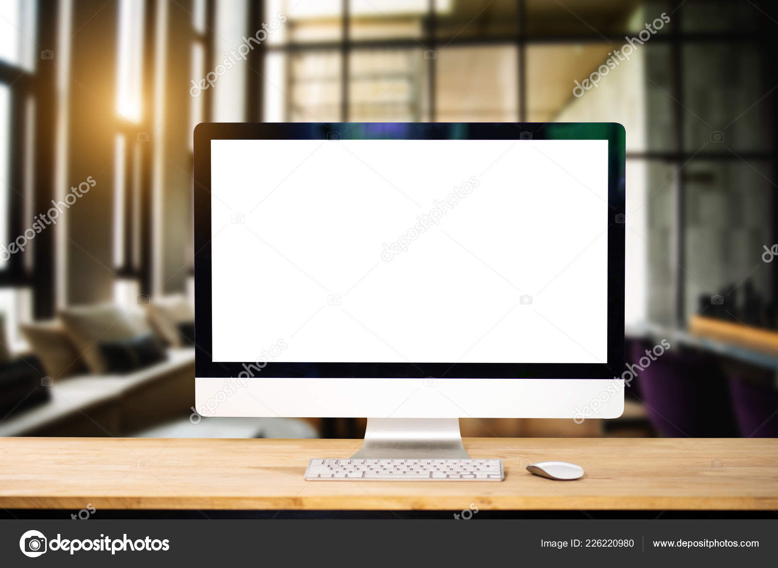 Blank Computer Screen