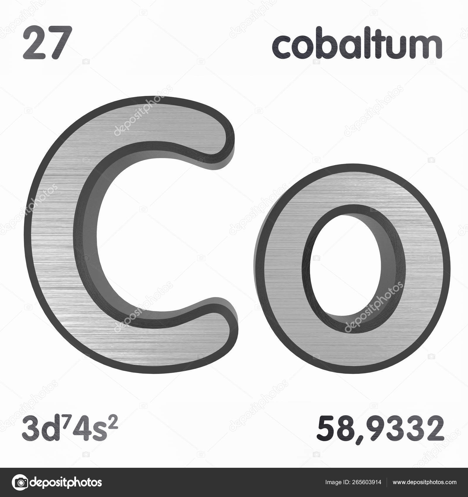 Cobalt Element Symbol