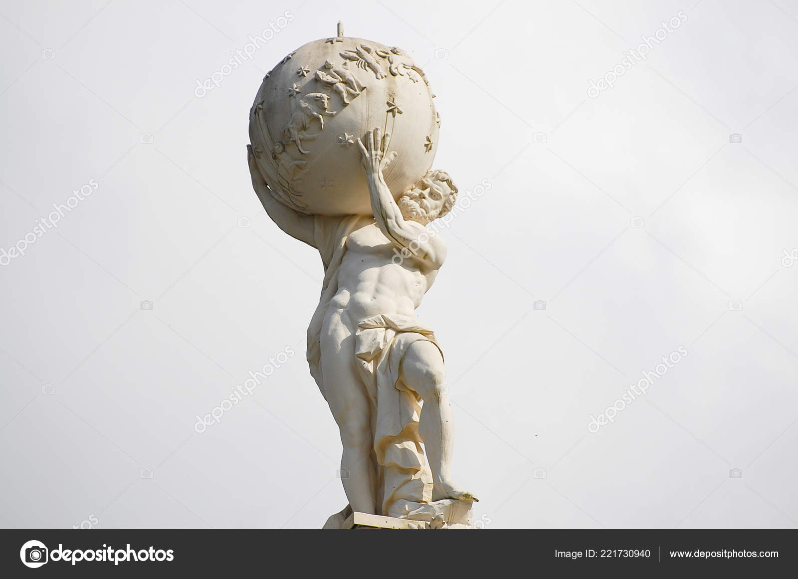 Atlas Holding The World Statue