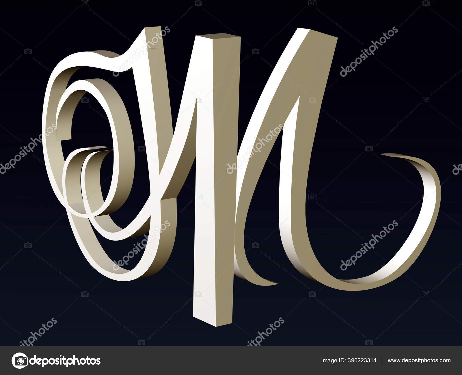 Font Font Stylization Letters Font Composition Logo Rendering — Stock ...