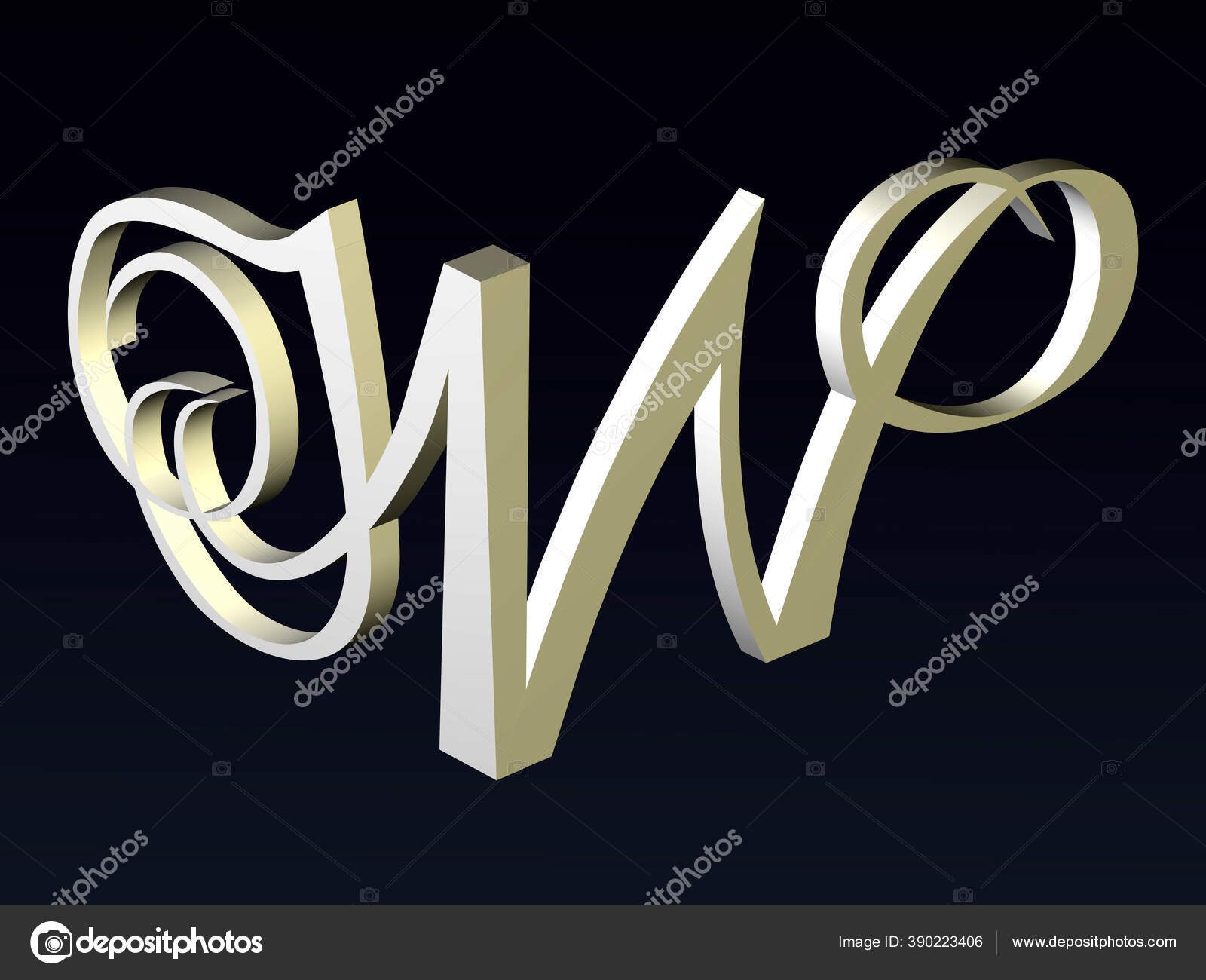 Font Font Stylization Letters Font Composition Logo Rendering — Stock ...