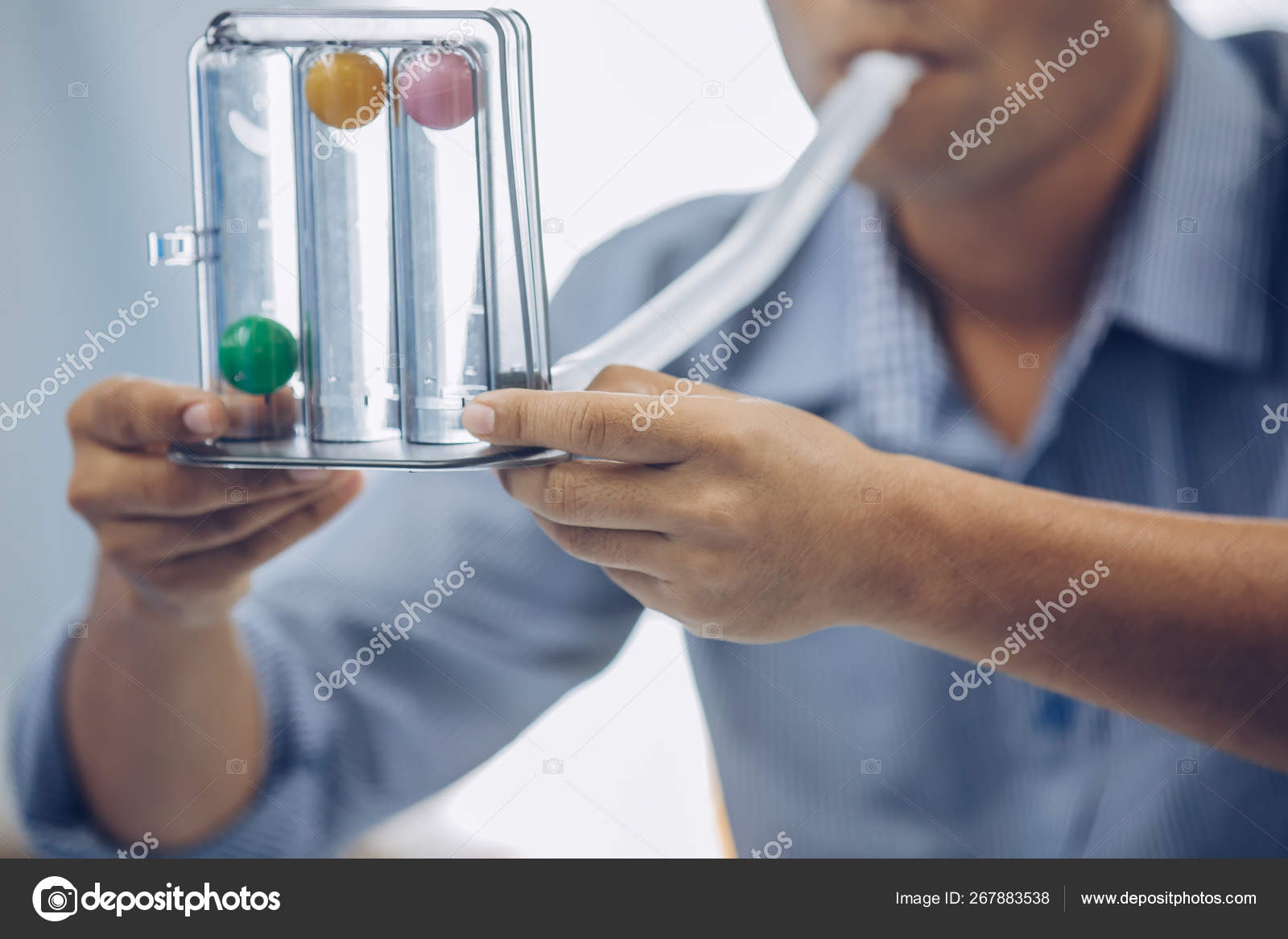 Triballs Incentive Spirometer Threeflow Respiratory Exerciser Help ...