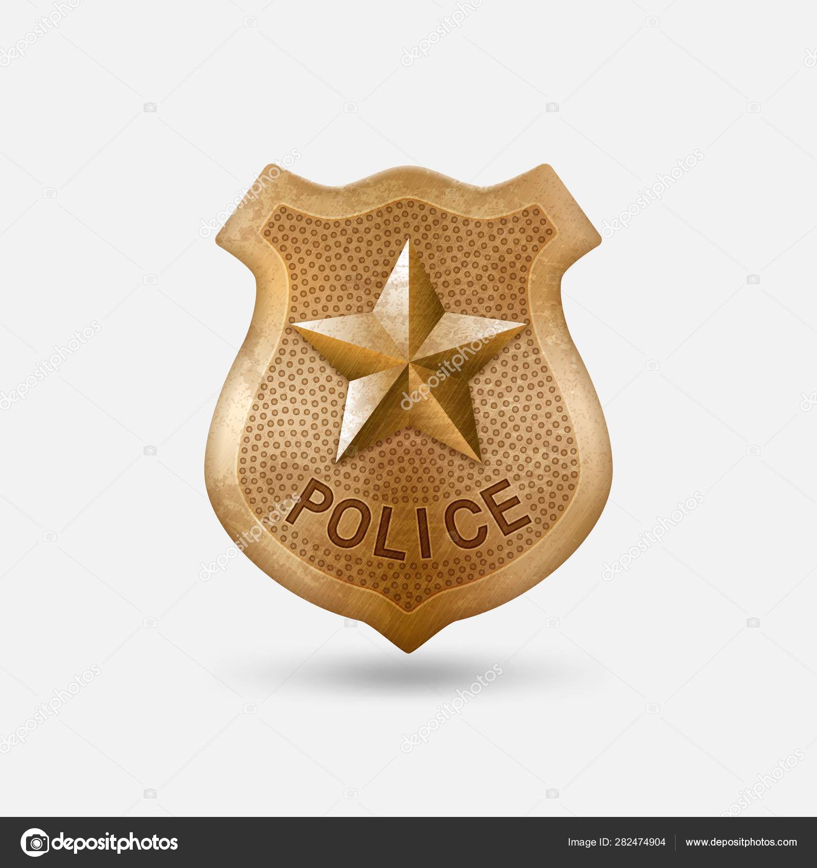 Polizeiabzeichen Stern