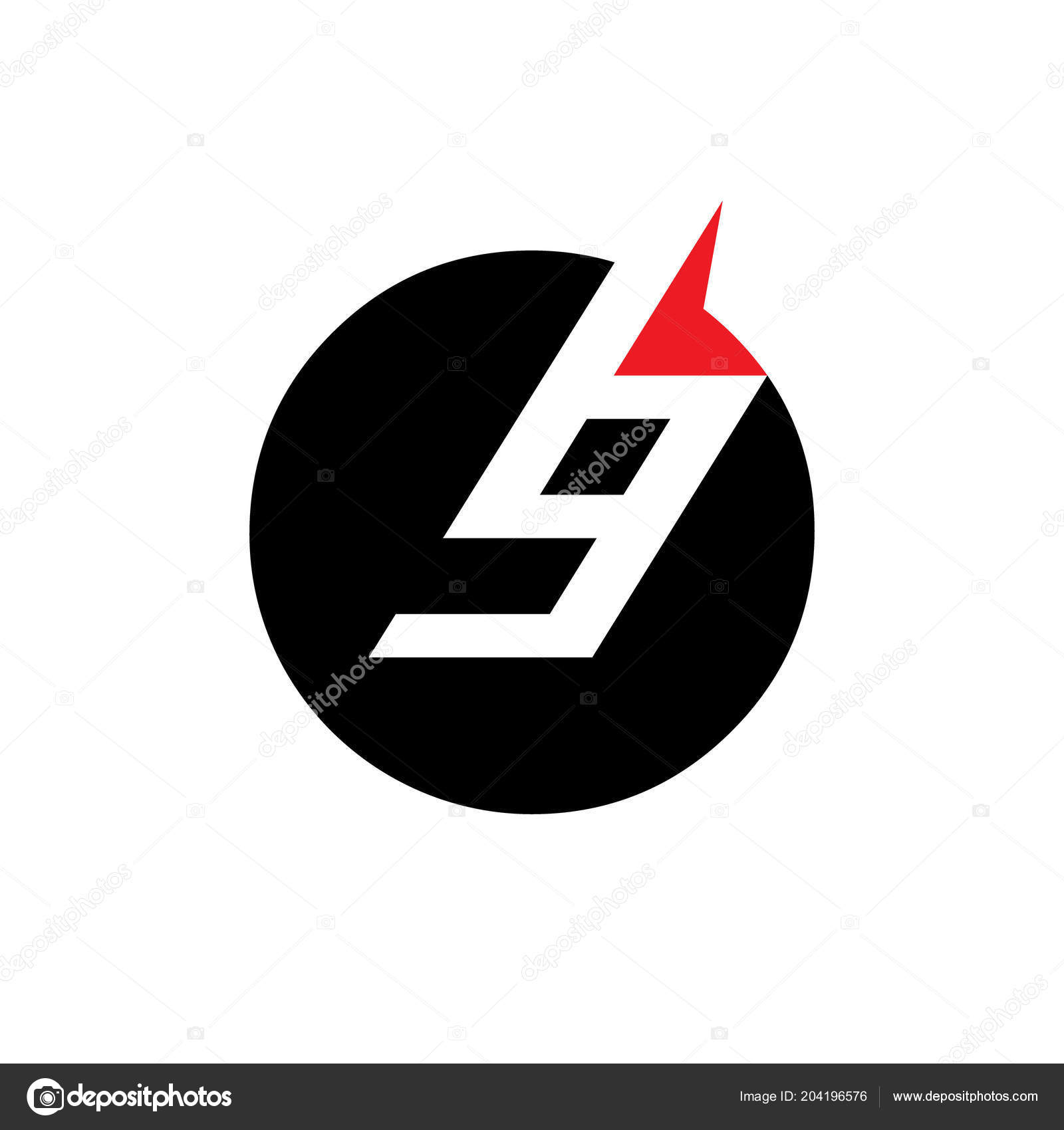 Number 9 vector sign Stock Vector Image by ©steinar14 #204196576