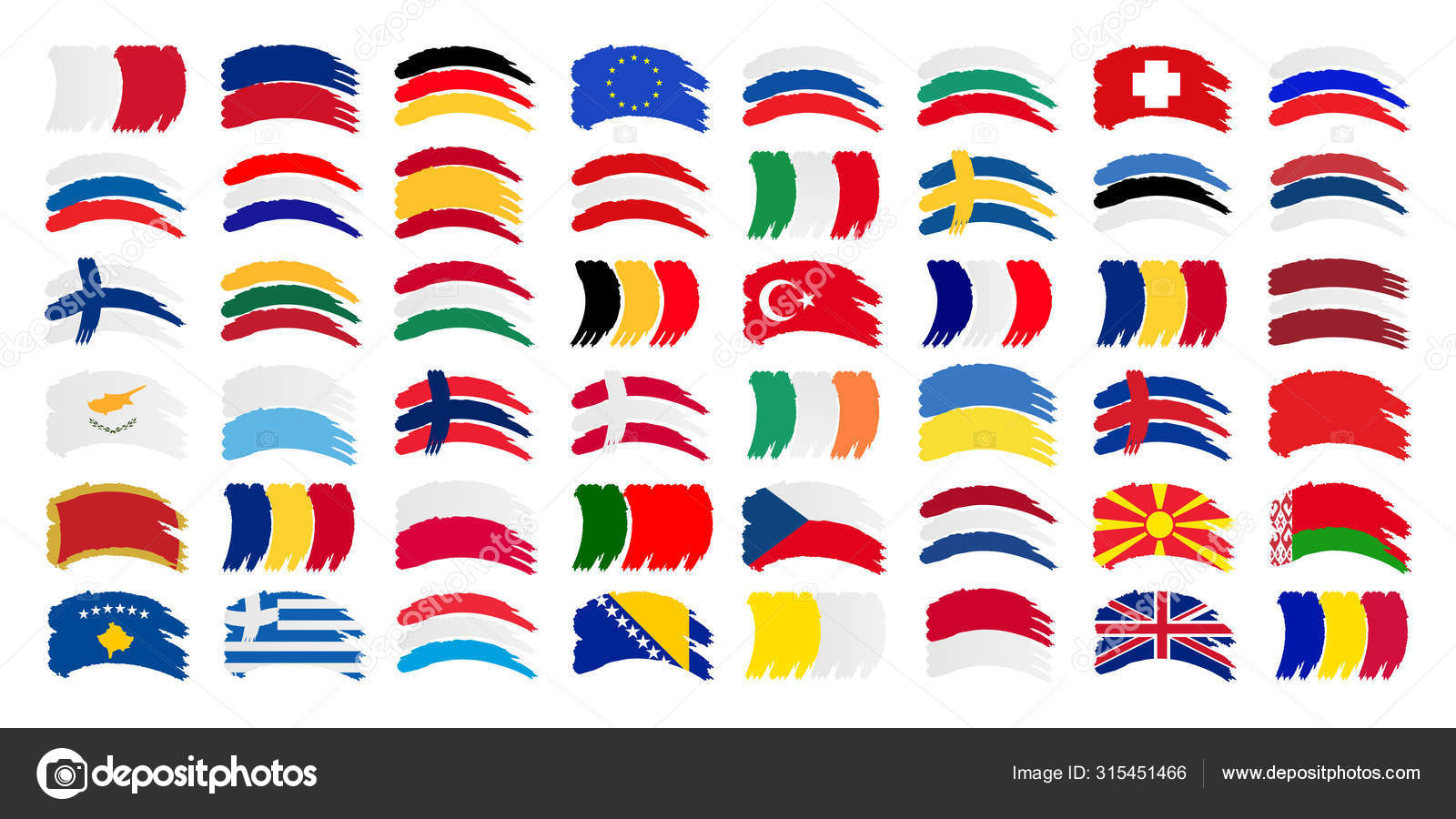 Alle Europeiske Flagg