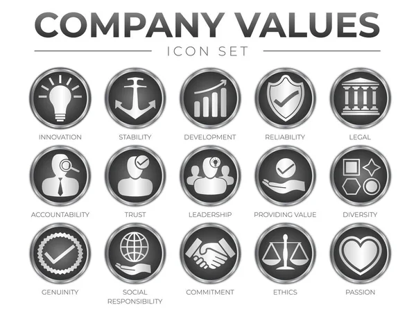 Core value icons Vector Art Stock Images | Depositphotos