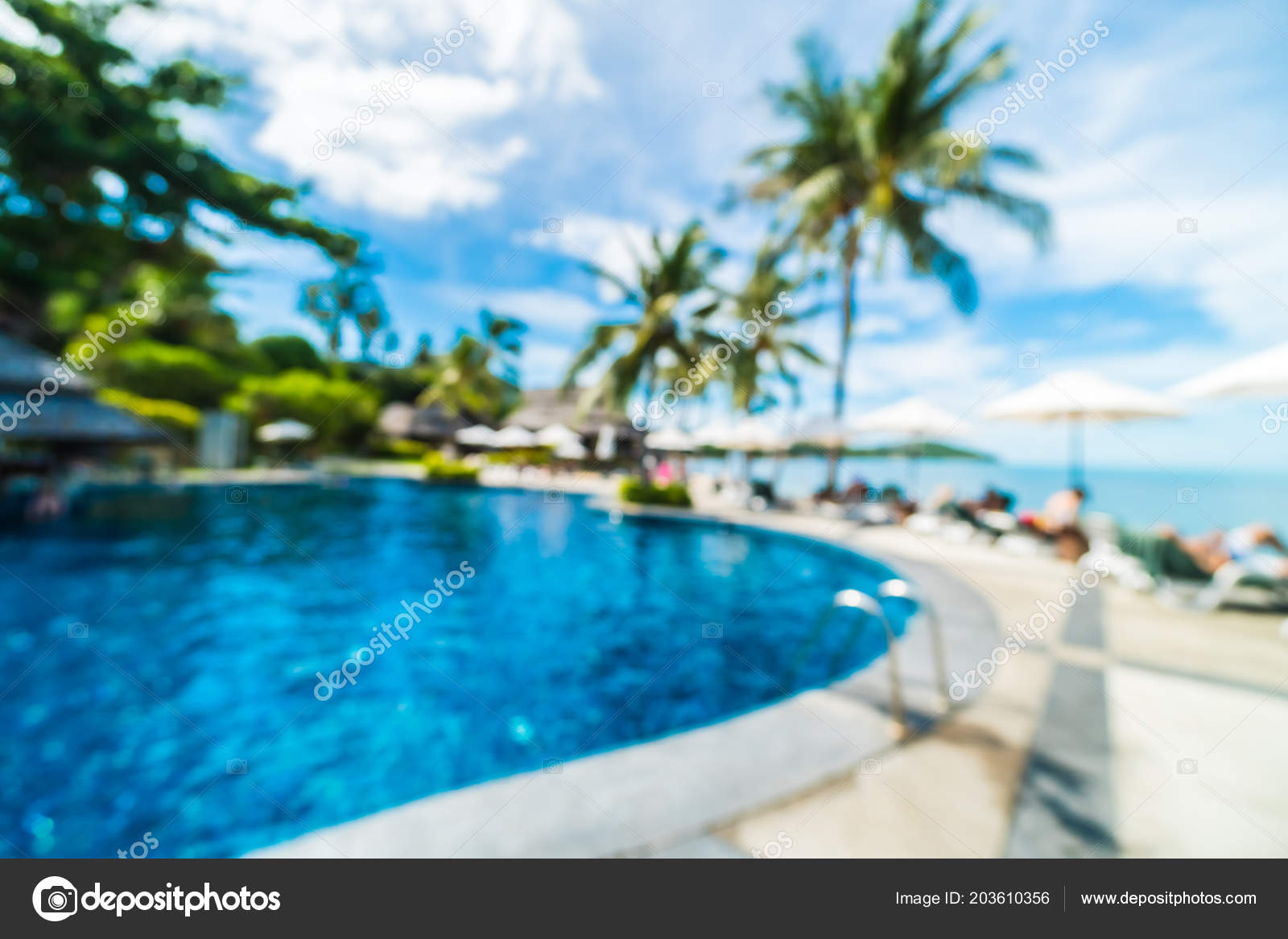 Resort Pool Background