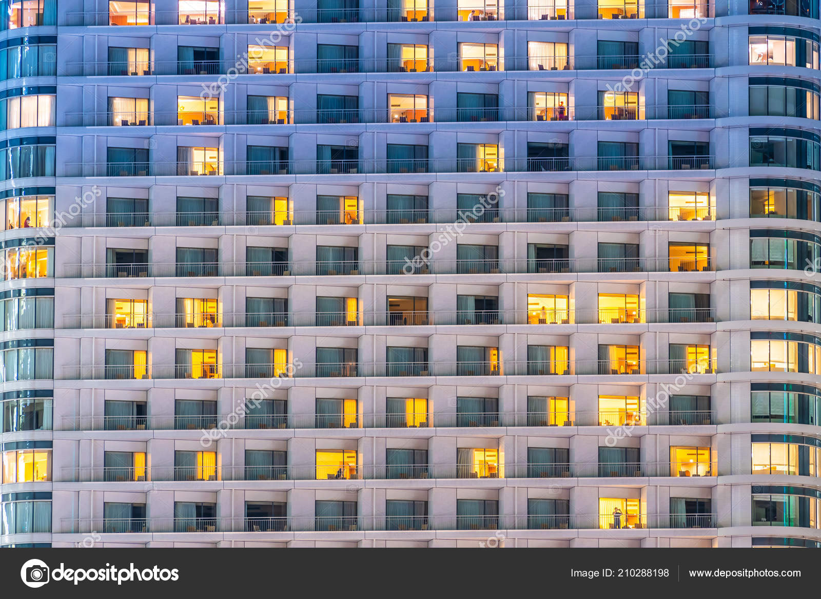 Beautiful Exterior Building Architecture Building Window Light Pattern ...