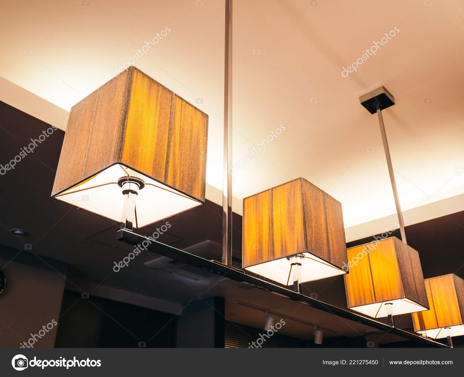 Ceiling Light Lamp Decoration Interior Room Stock Photo by ©mrsiraphol ...