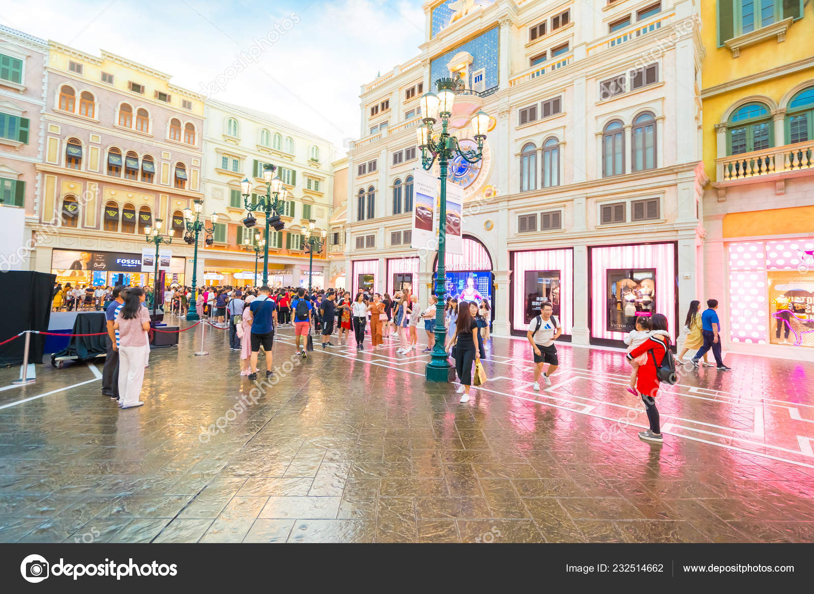 Macau China September 2018 Venetian Landmark — Stock Editorial Photo ...