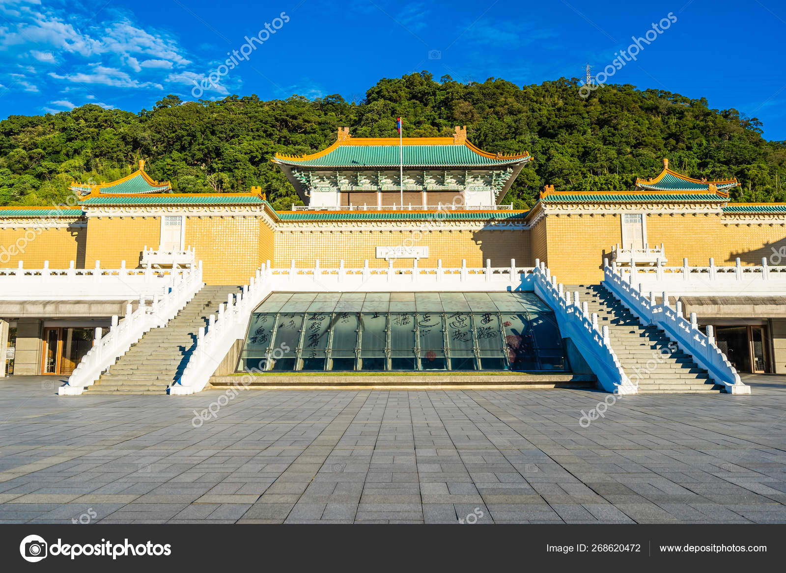 Beautiful Architecture Building Exterior Landmark Taipei National ...