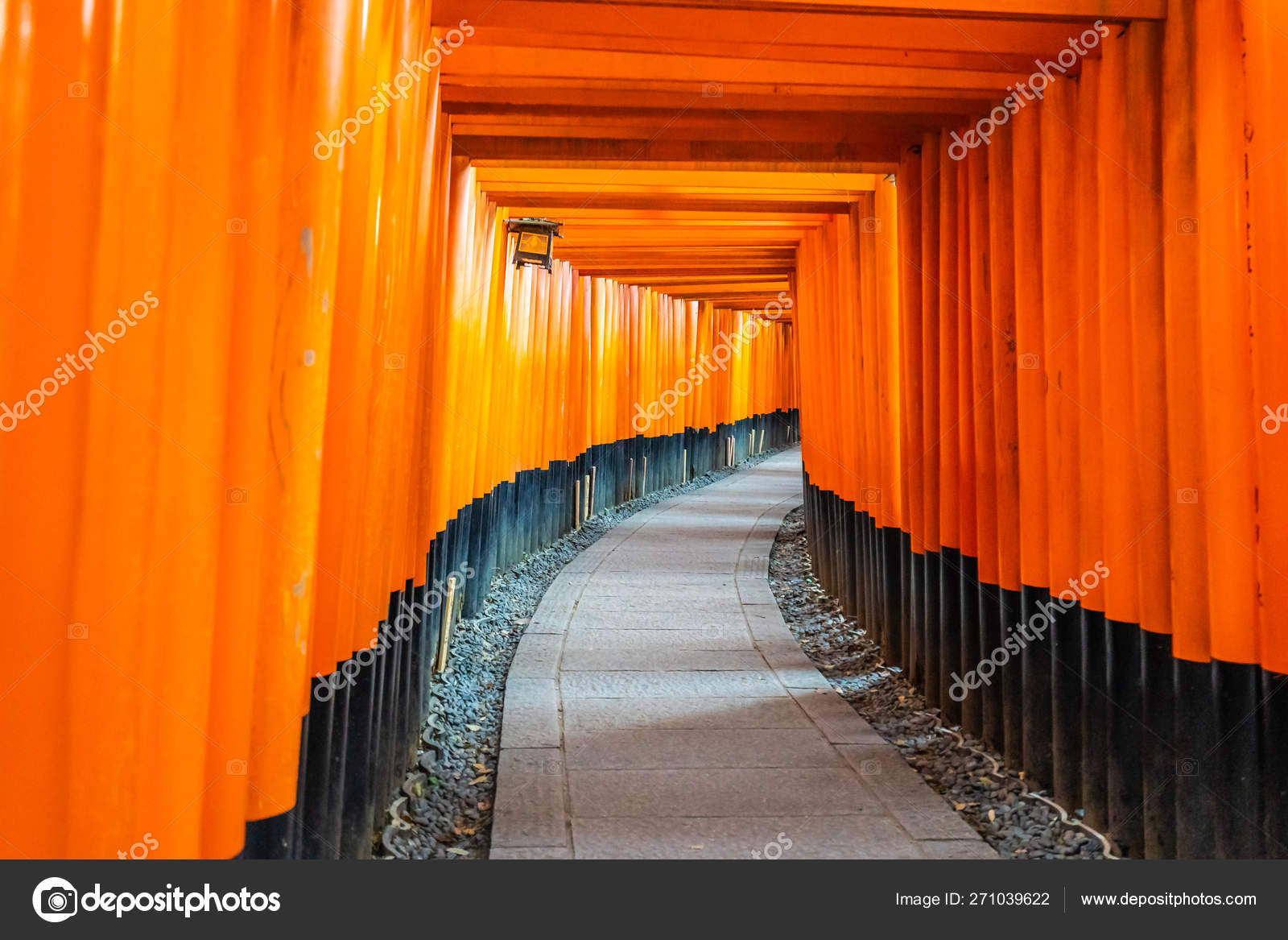 Beautiful Fushimi Inari Shrine Temple Kyoto Japan – Stock Editorial ...